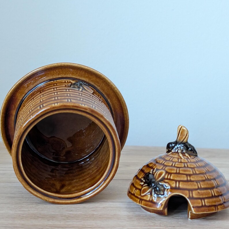 Goebel Ceramic Honey Pot Hive With Bees Made in West Germany - Etsy
