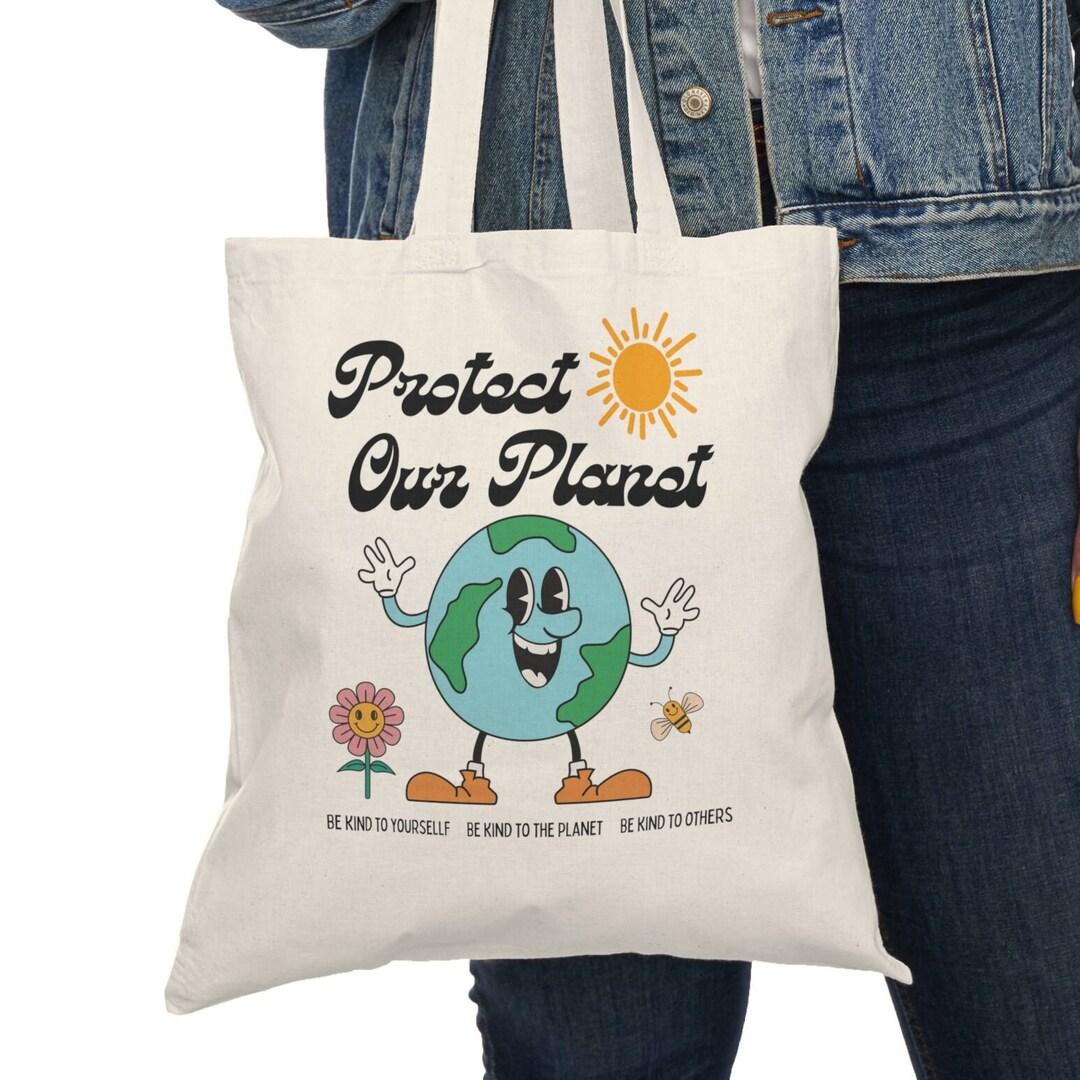 Earth Day Tote Bag Natural Tote Bag Tote Cute Tote Bag Every Day Bag ...