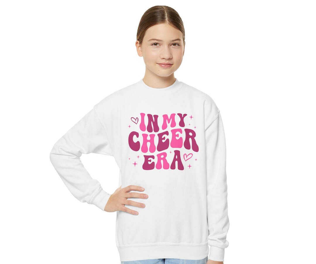 In My Cheer Era Sweatshirt, Cheer Clothing, Cheer Apparel, Cheerleader ...