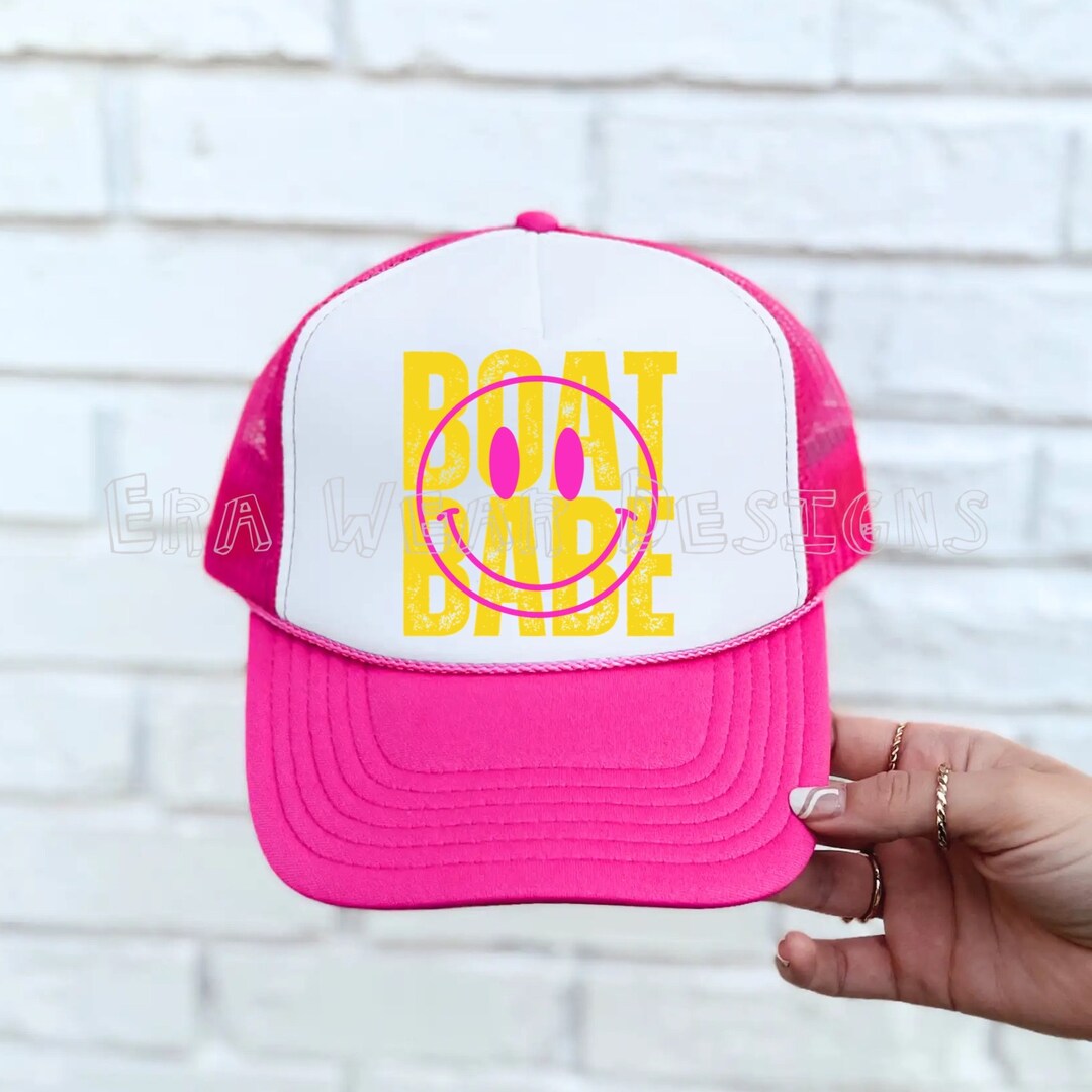 Boat Babe Trucker Hat, Summer Trucker Hat, Boatlife Trucker Hat, Hot ...