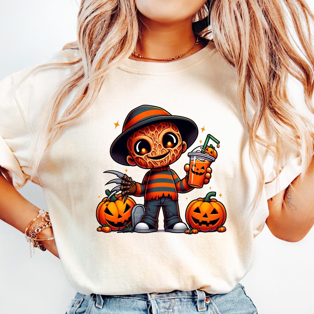 Halloween Shirt, Cute Creepy Fred, Vintage Halloween T-shirt, Halloween ...