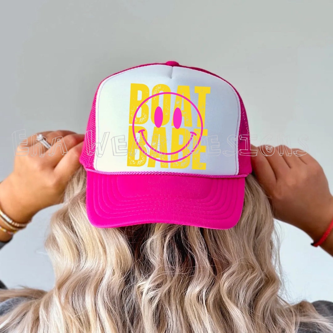 Boat Babe Trucker Hat, Summer Trucker Hat, Boatlife Trucker Hat, Hot ...