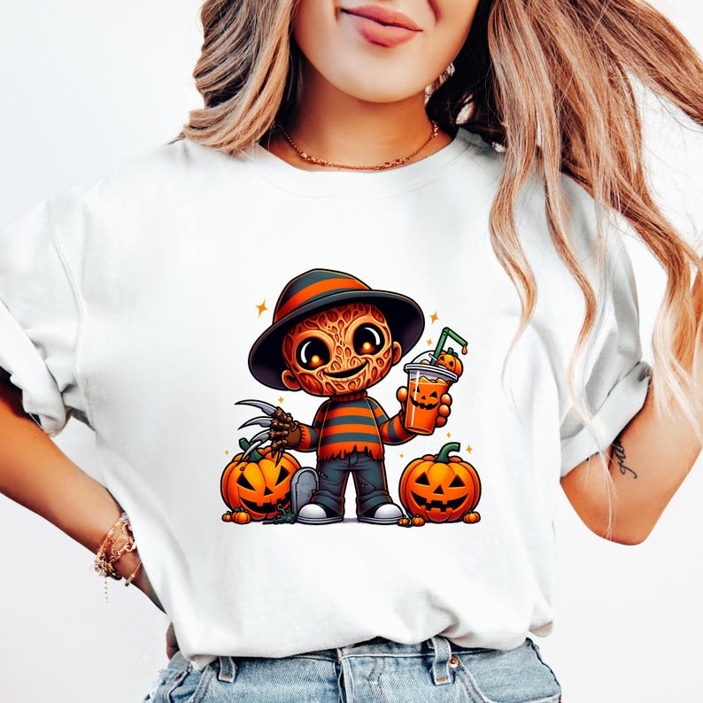 Halloween Shirt, Cute Creepy Fred, Vintage Halloween T-shirt, Halloween ...