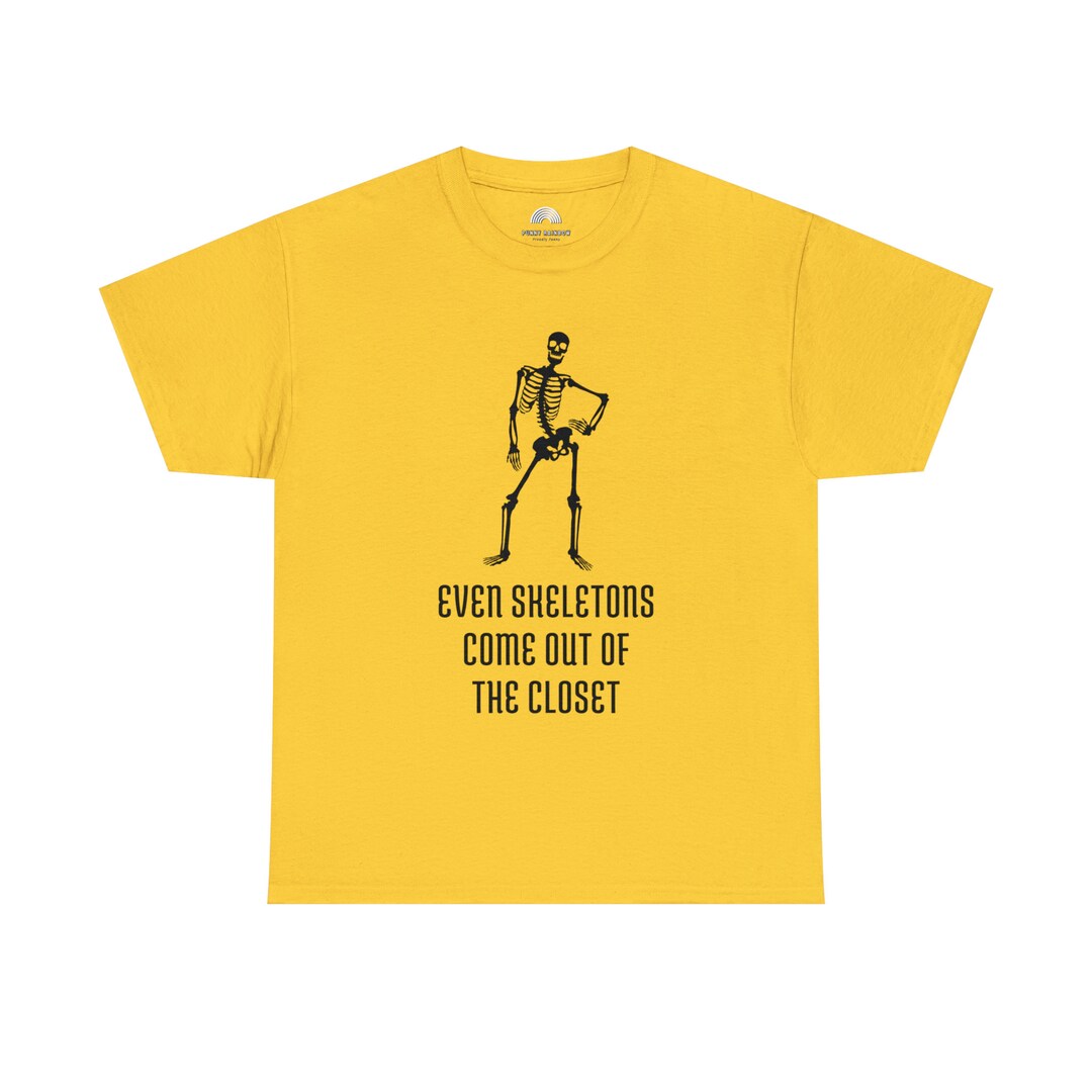 Skeleton In The Closet Punny Rainbow Tee Etsy skeleton-in-the-closet-punny-rainbow-tee-etsy