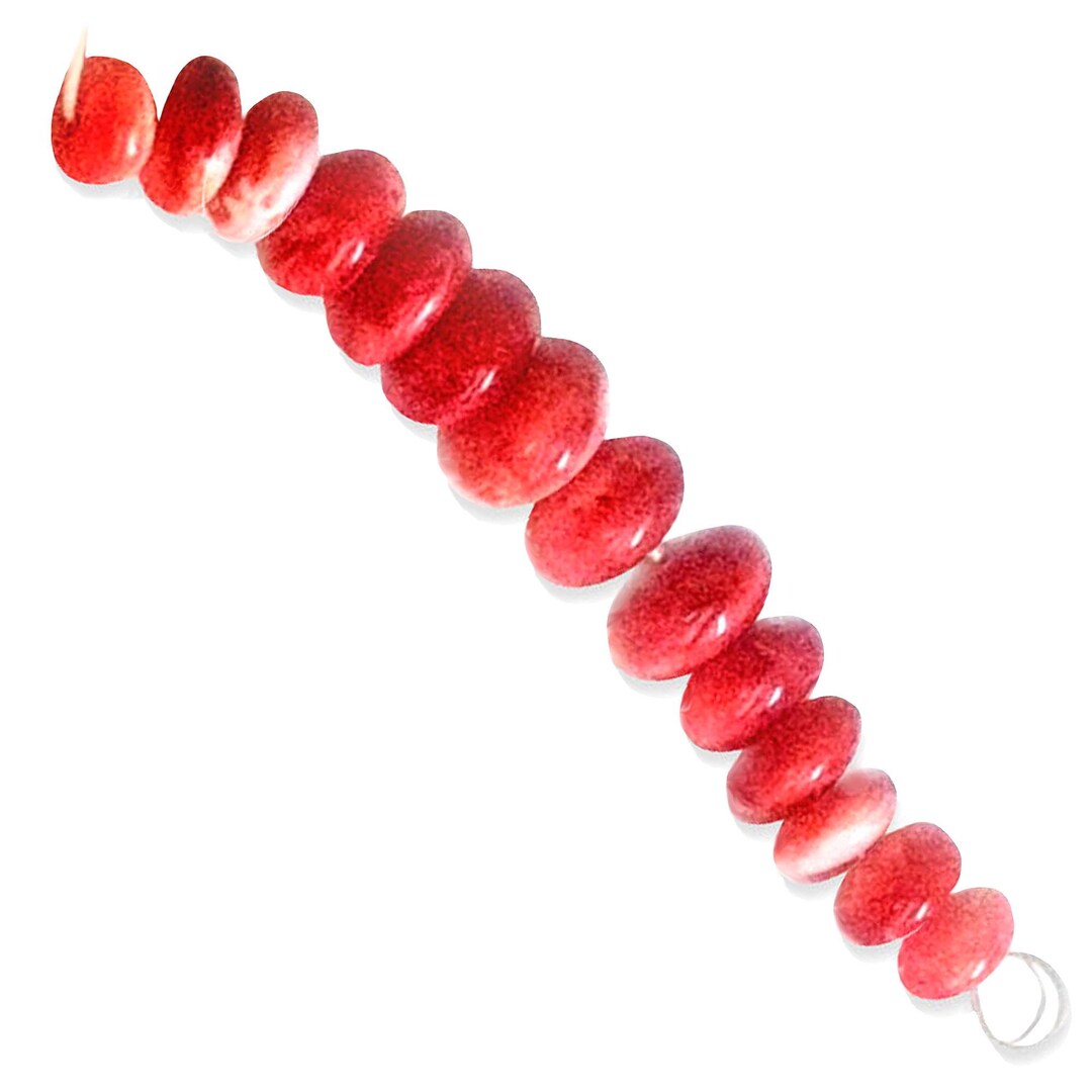 USA | 14 Rare Red Spiny Oyster Rondel Rondelle Beads ~4.5-5mm | Sea ...