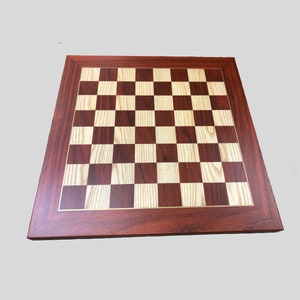 Extra Large Solid Wood Chess Board - 2.5" Squares - Etsy