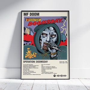 MF DOOM Operation: Doomsday Album Poster - Etsy