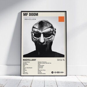 MF DOOM Poster, Madvillainy Poster - Etsy
