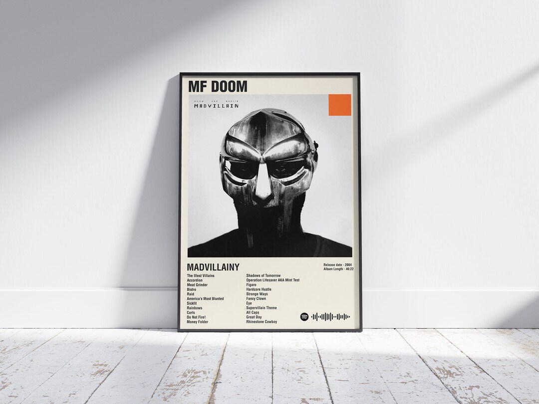 MF DOOM Poster, Madvillainy Poster - Etsy