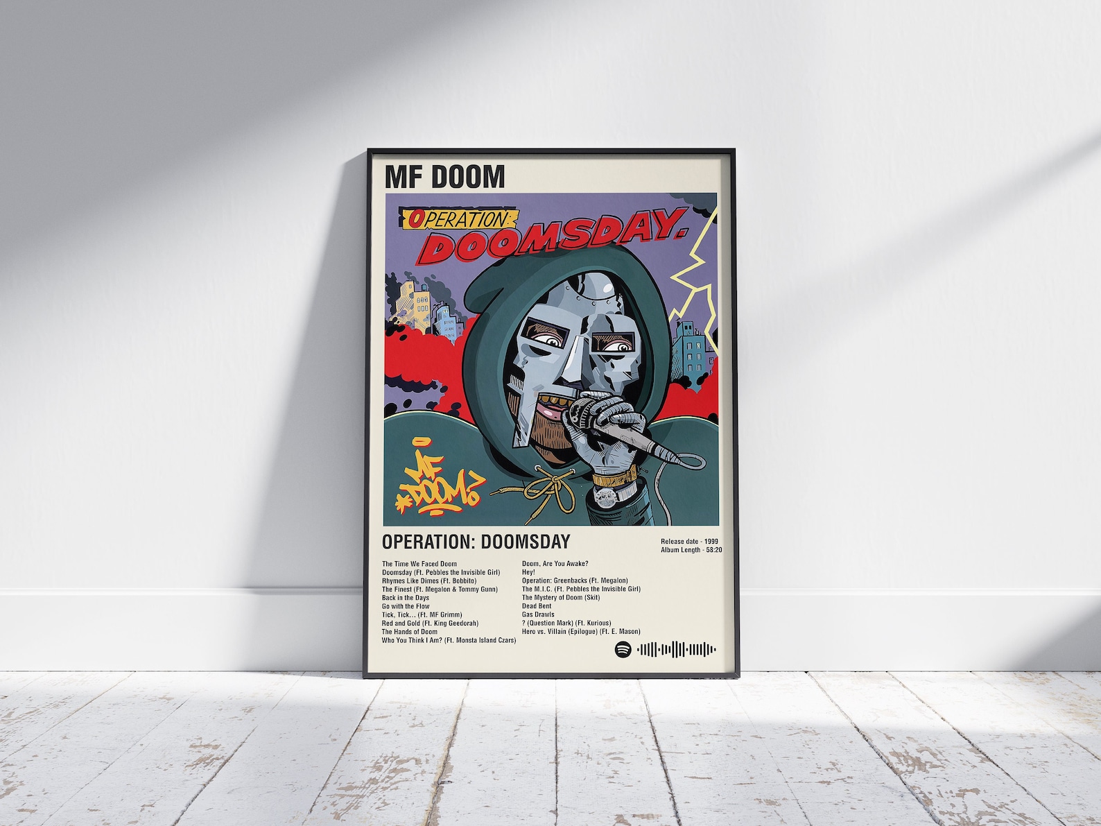 MF DOOM Operation: Doomsday Album Poster - Etsy