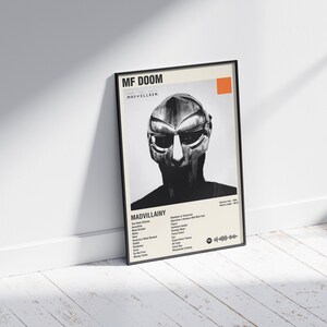 MF DOOM Poster, Madvillainy Poster - Etsy