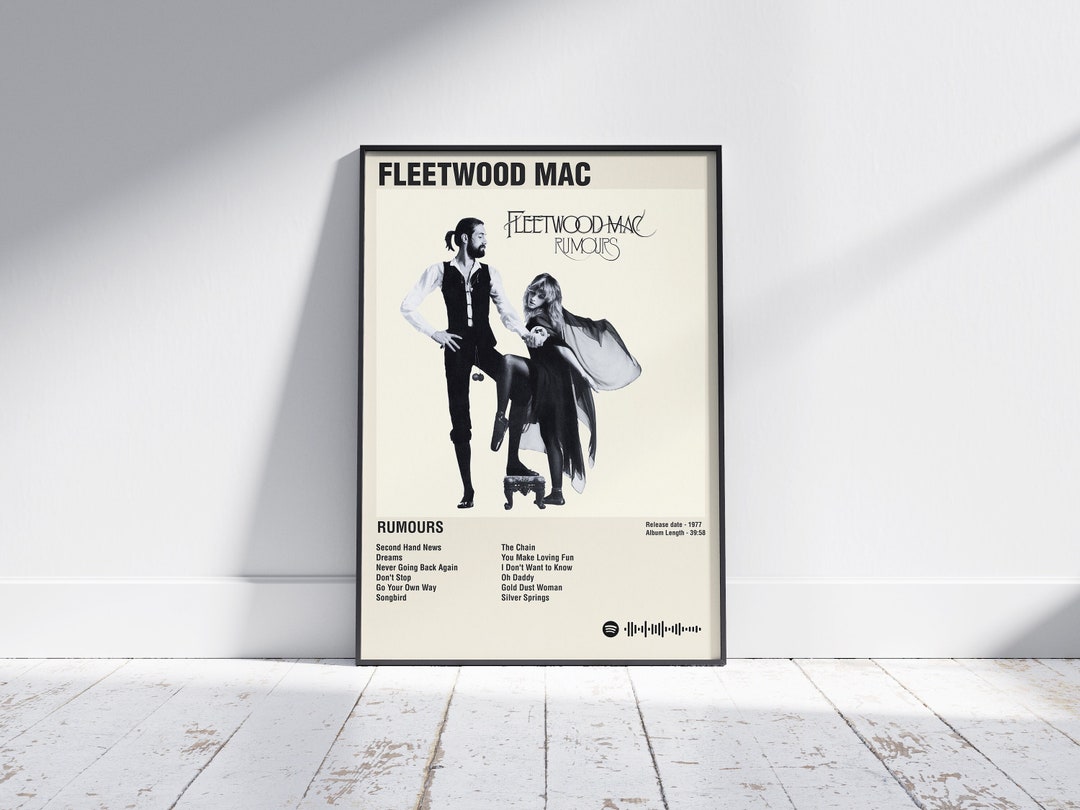 Fleetwood Mac Rumours Poster Fleetwood Mac Poster Rumours - Etsy