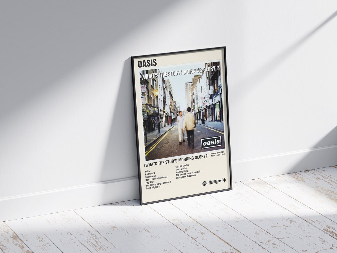 Oasis Morning Glory Poster, Oasis Poster, Morning Glory Poster - Etsy