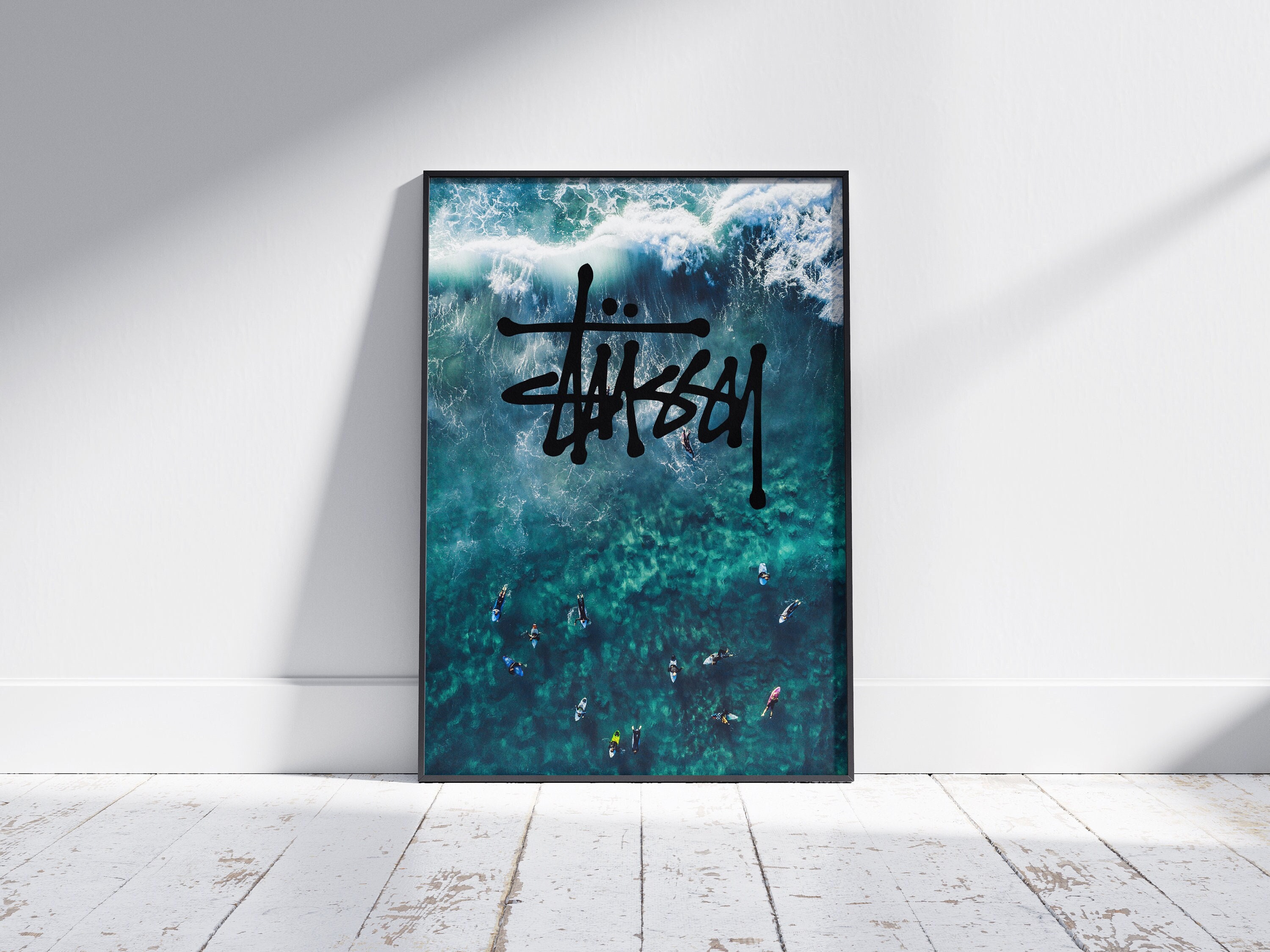 Stussy Poster for Bedroom, Stussy Surf Poster, Gift for Men, Gift for ...