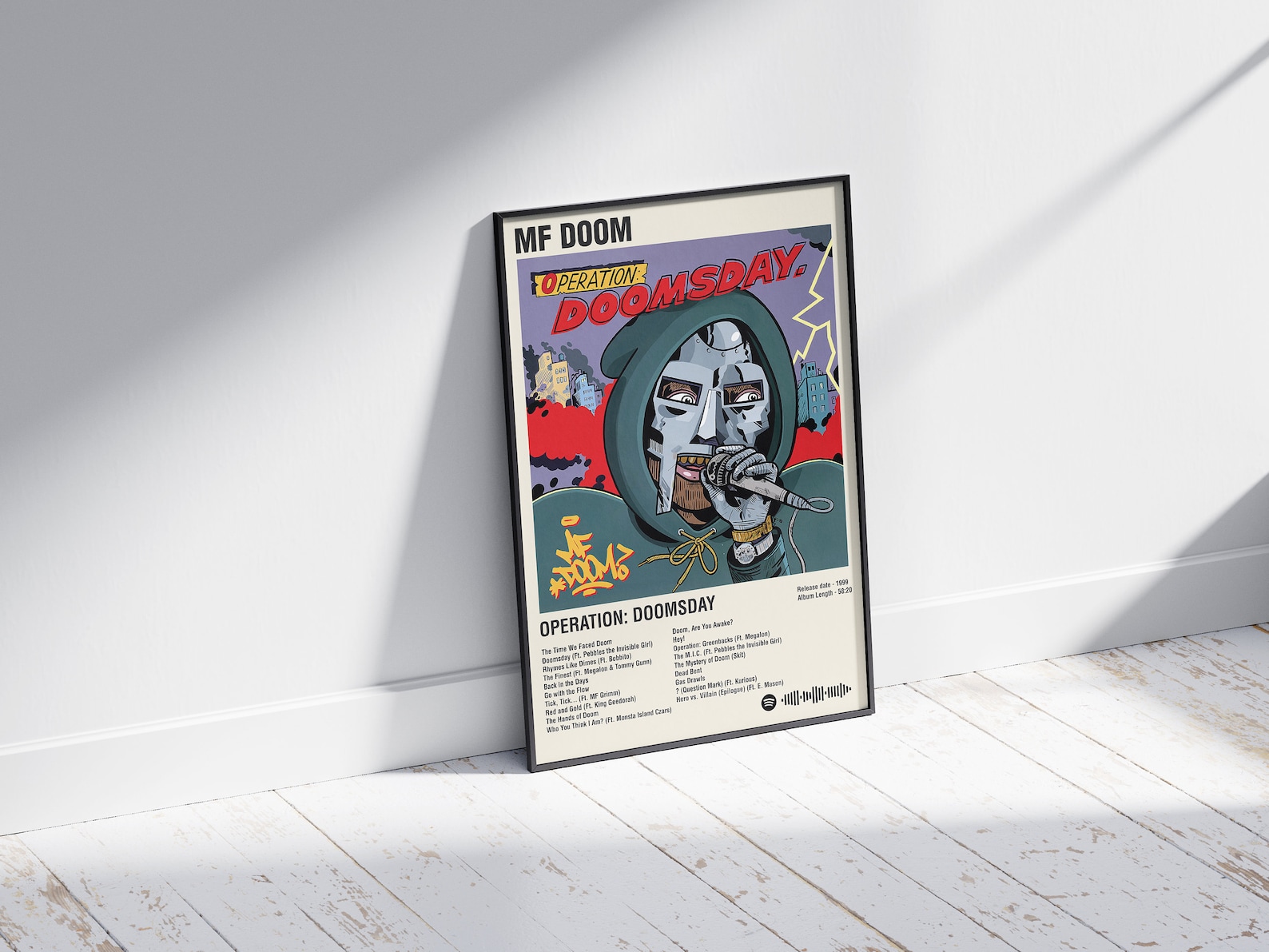 MF DOOM Operation: Doomsday Album Poster - Etsy
