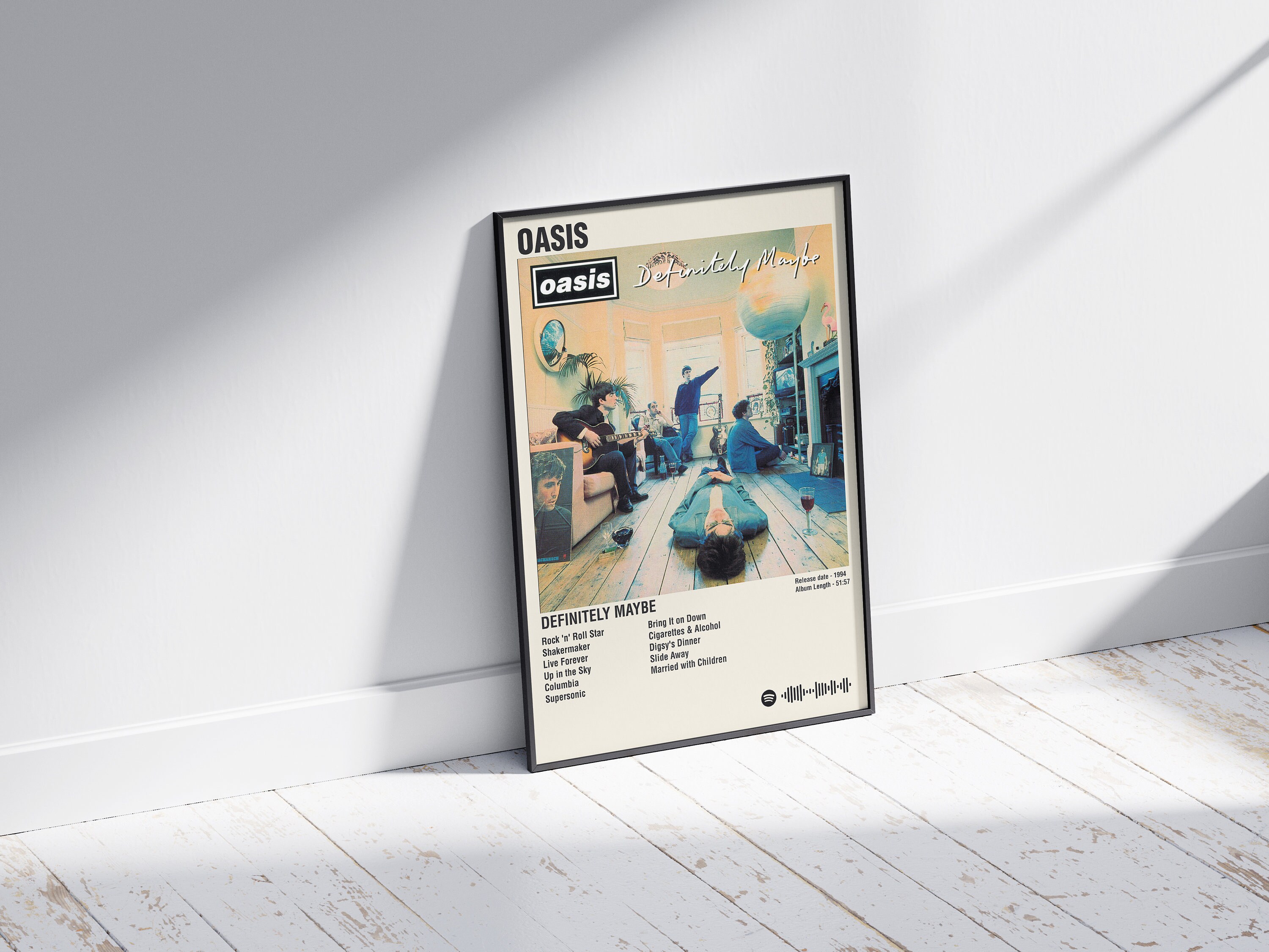 Oasis Definitely Maybe Poster, Oasis Poster, Definitely Maybe Poster ...