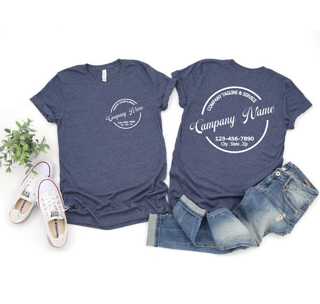 Personalized Business Shirt, Custom Logo T-shirt, Company Tees, Design ...