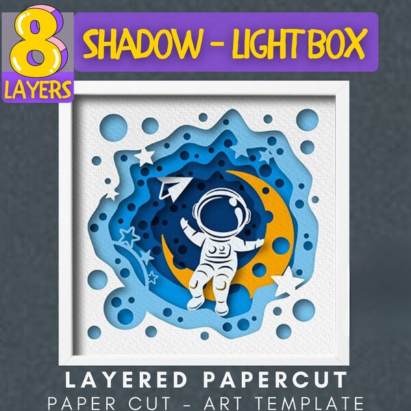 3d Shadow Box Svg Files for Cricut - Etsy