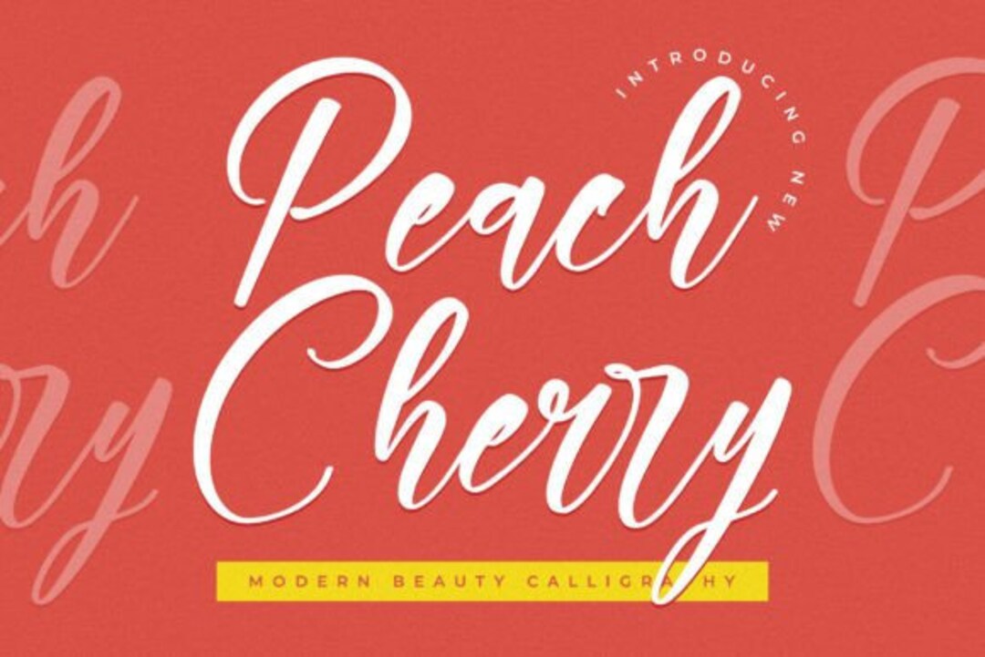 Peach Cherry Font, Comic Font, Cartoon Font, Display Font, Vintage Font ...