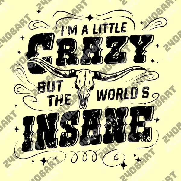 Crazy Cowgirl Drawing - Etsy UK