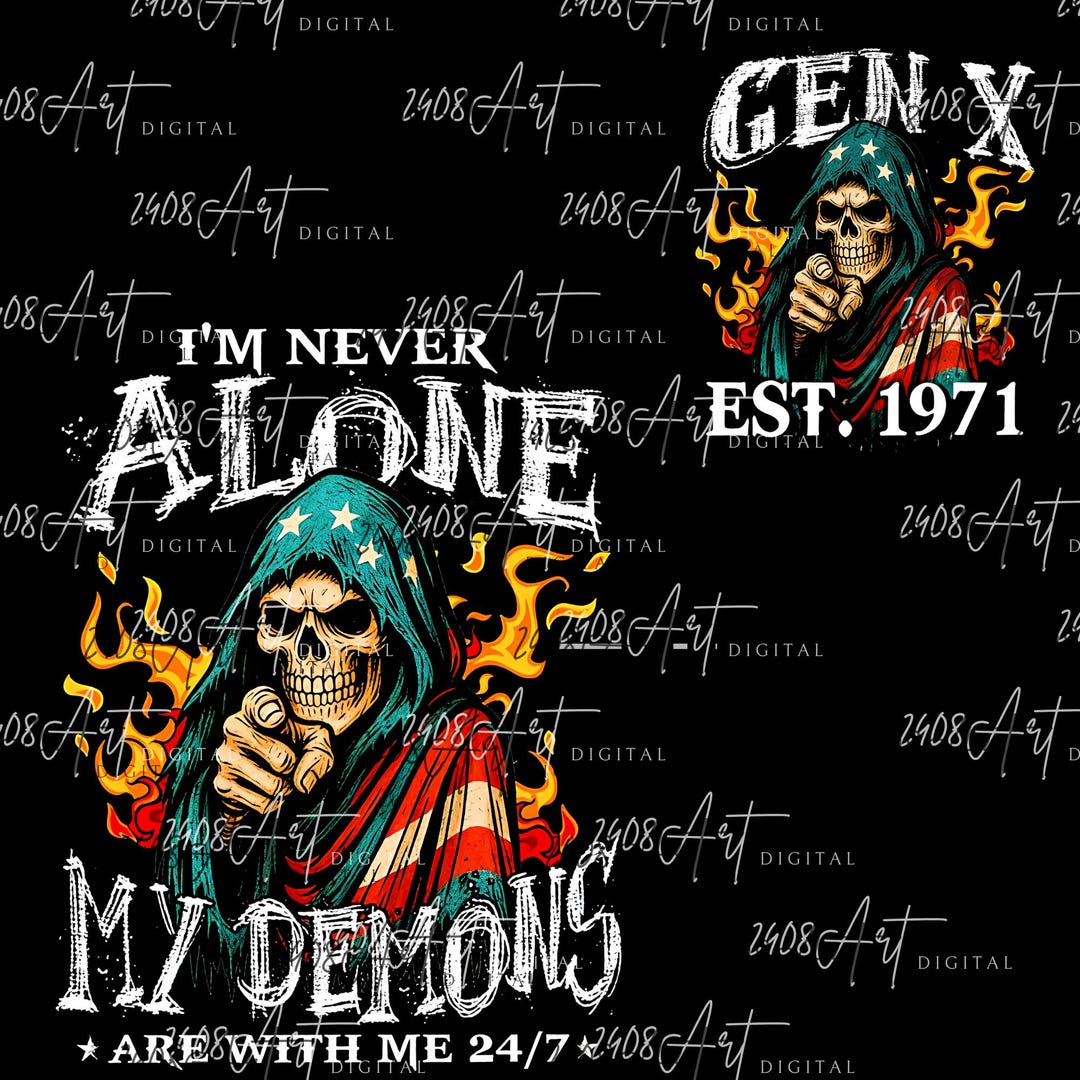 Customize Gen X Year Badass Generation PNG, Gen X Personality SVG ...