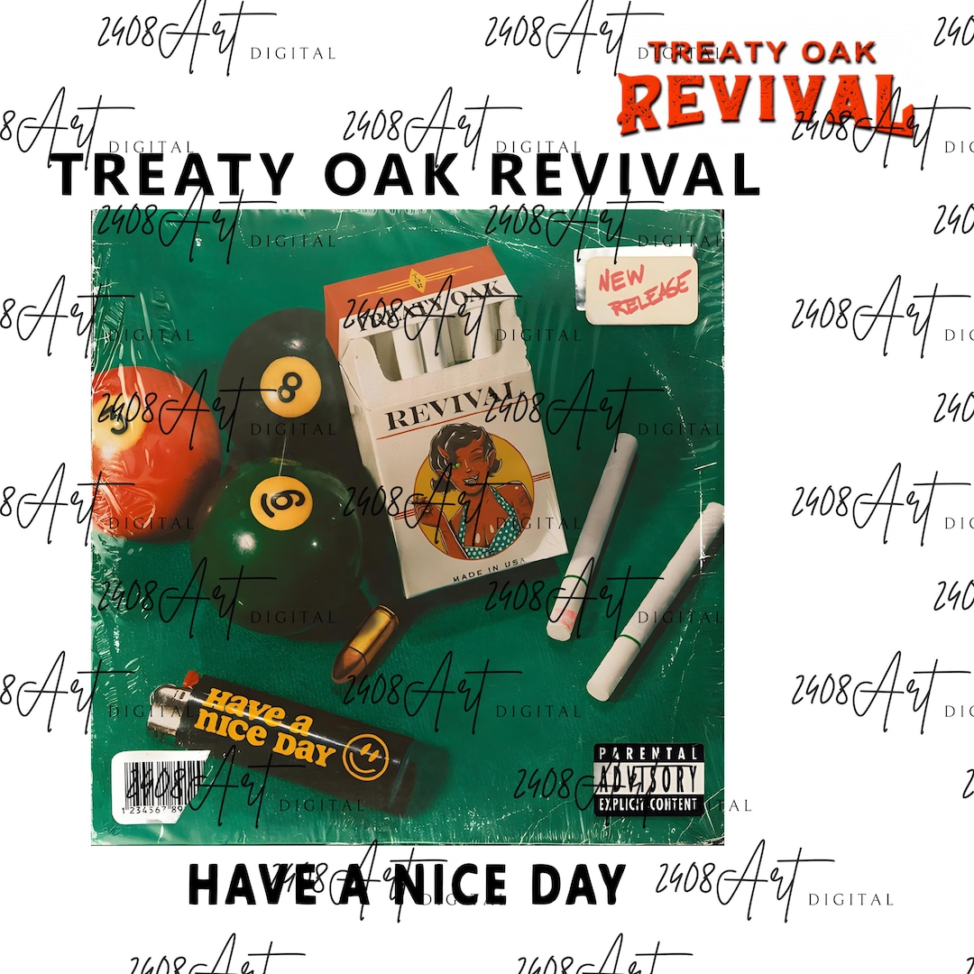 Treaty Oak Revival PNG, Album Cover Digital Download With Pool Balls ...