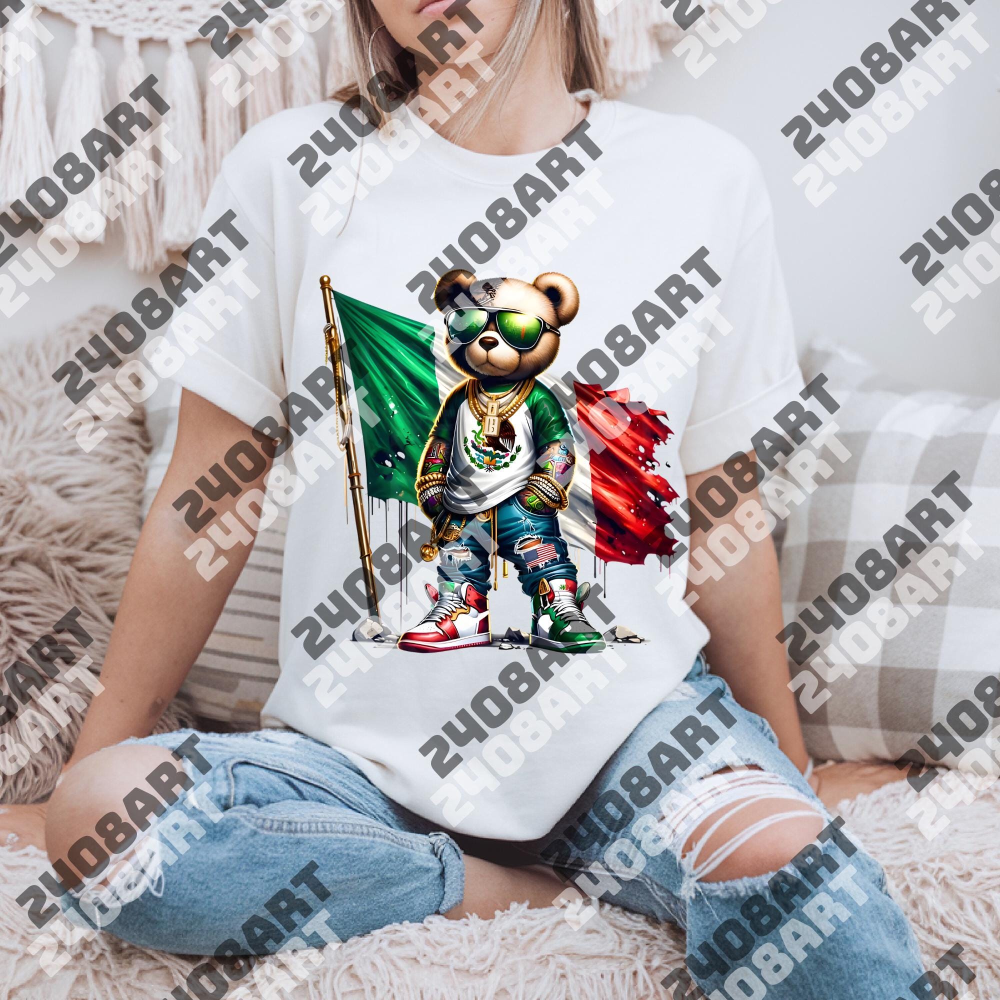 Mexico Flag Teddy Png, Mexican Day Png, Cartoon Bear Png, Mexican Flag ...