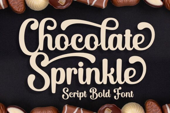 Chocolate Sprinkle Font, Unique Handwritten Font, Classic Serif Font ...