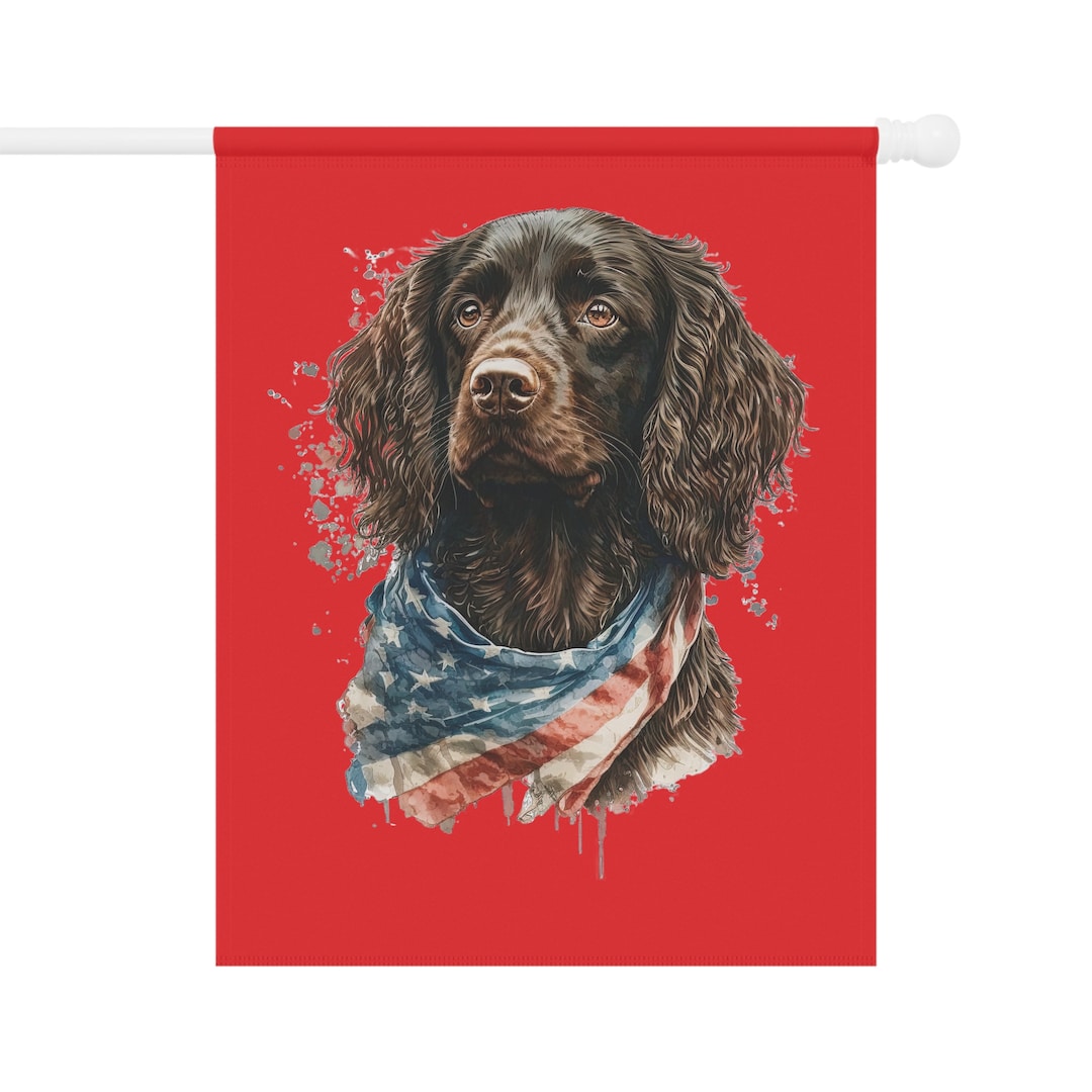 Boykin Spaniel Patriotic Garden & House Flag - Etsy