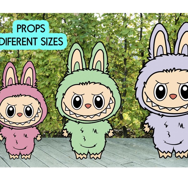 Labubu Cut Out Decor - Etsy