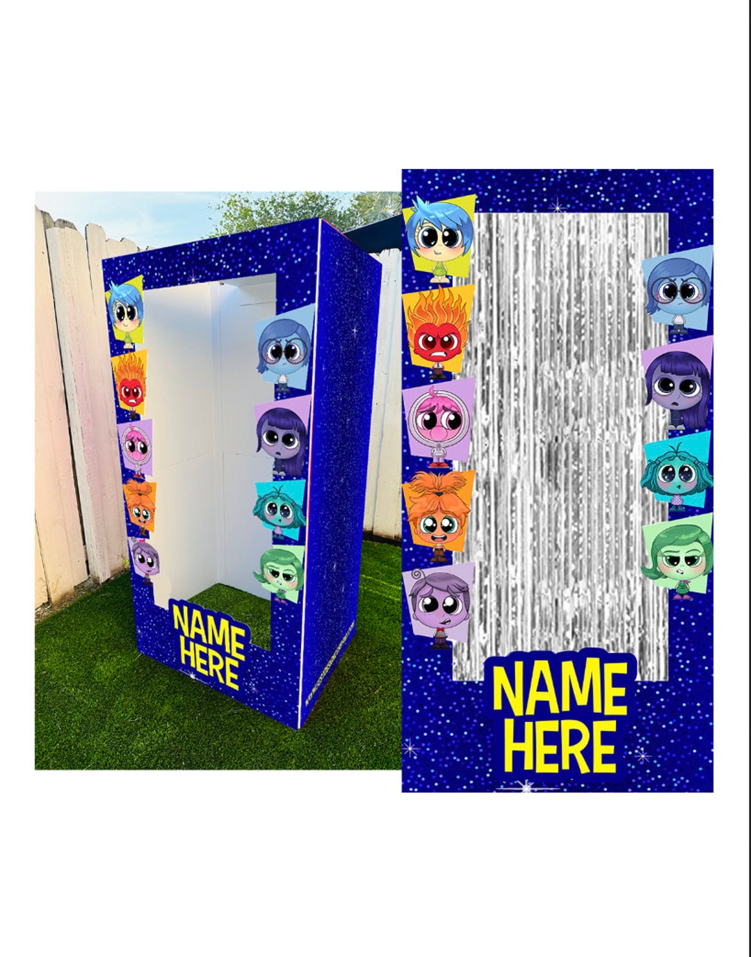Inside Out Photo Booth Inspiration, Intensamente, Photo Box, Life Size ...