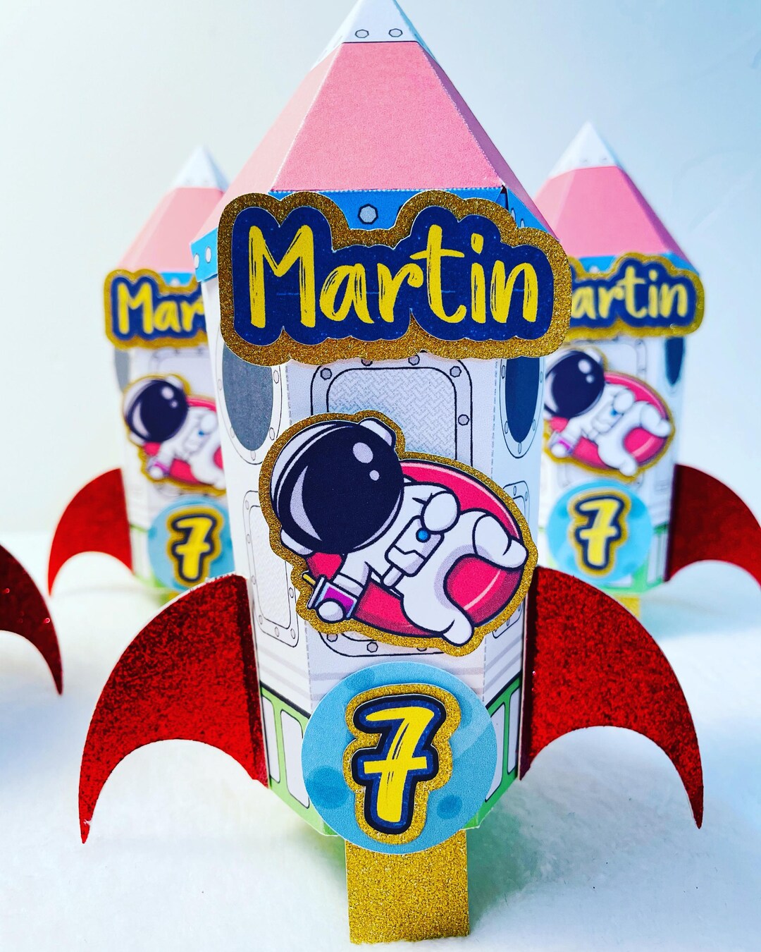 Boy Astronaut Theme Favor Box, Astronaut Theme Birthday, Astronaut ...