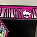 Birthday High Photo Booth, Birthday Photo Box, Monster - Etsy