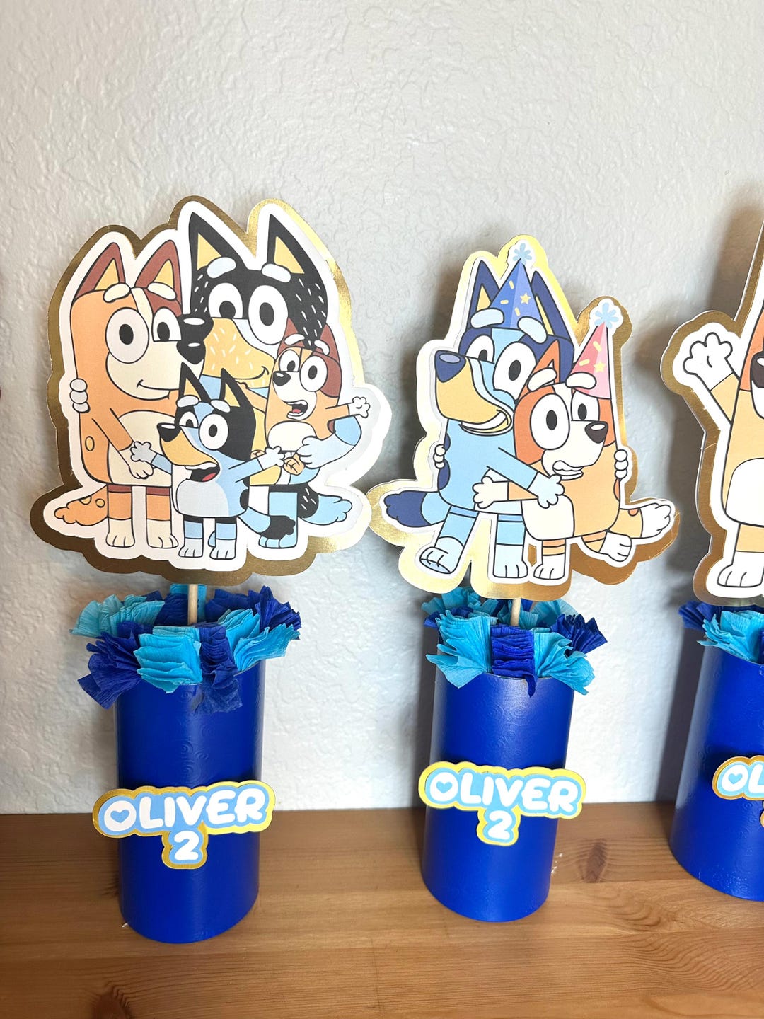 Bluey Centerpiece, Bluey Birthday, Bluey Party Supplies, Bluey Favor ...