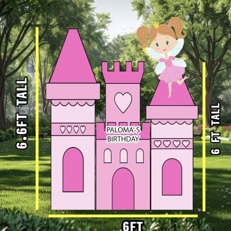 Cardboard Castle Cutout - Etsy