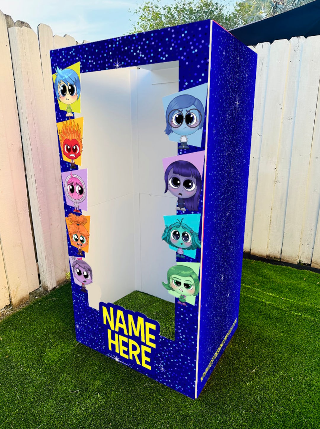Inside Out Photo Booth Inspiration, Intensamente, Photo Box, Life Size ...