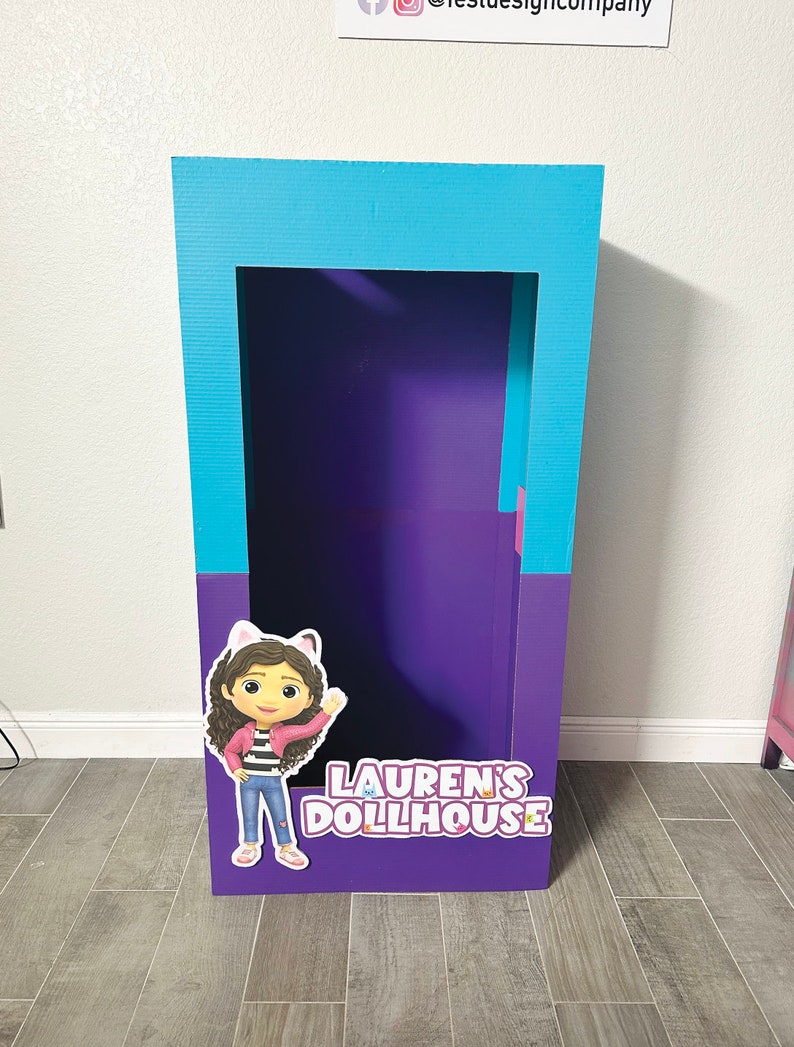 Gabby's Photo Booth 4ft,5ft and 6ft Tall, Doll House Photo Booth ...