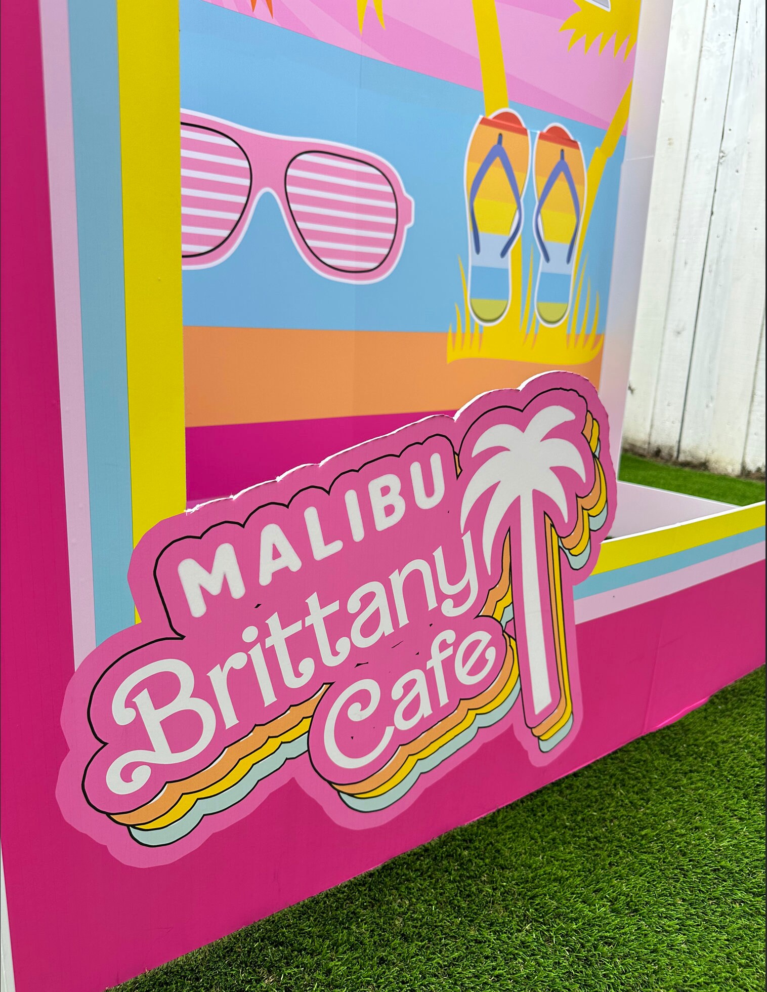 Malibu Cafe Photo Booth, 6.3ft by 5.4ft, Custom Name, Malibu Cafe Photo ...