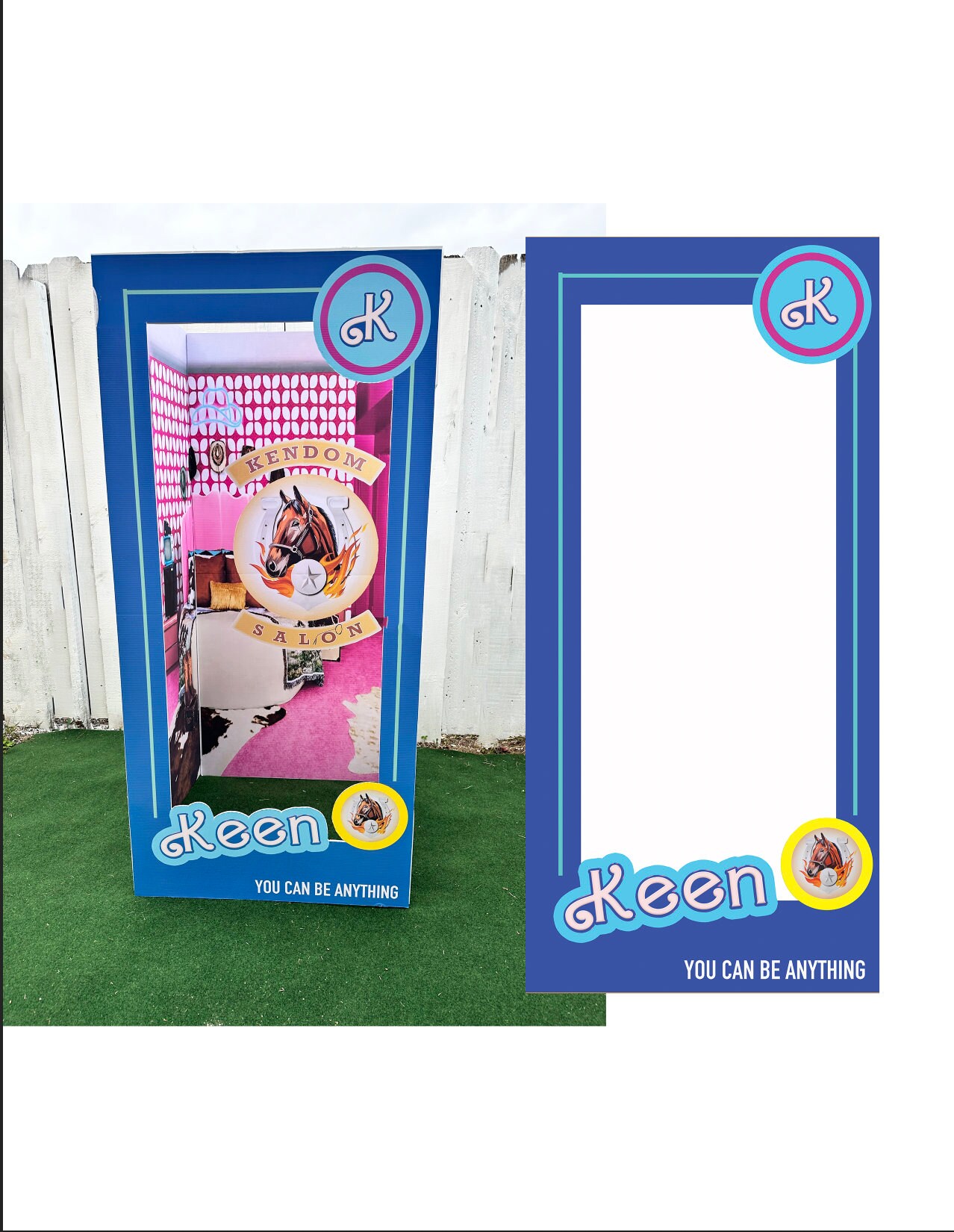 4ft, 5ft, 6ft Photo Booth, Custom, Ken Photo Booth, Kendoom Salon Photo ...