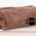 Football Team Dopp Kit, Football Coach Gift Leather Dopp Kit, Senior ...
