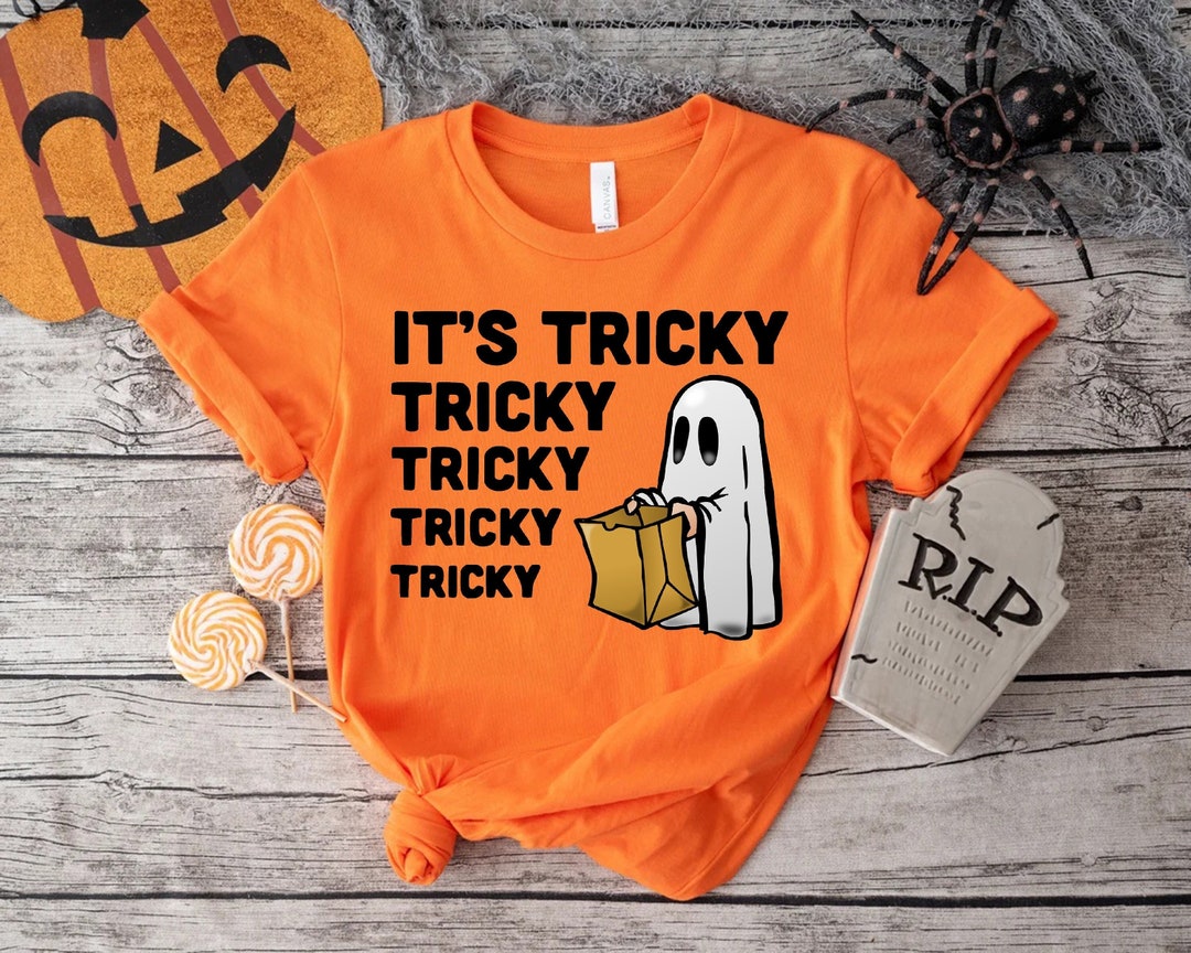 It's Tricky Tricky Shirt,tricky T Shirt,halloween Party Shirt,cute ...