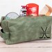 Football Team Dopp Kit, Football Coach Gift Leather Dopp Kit, Senior ...