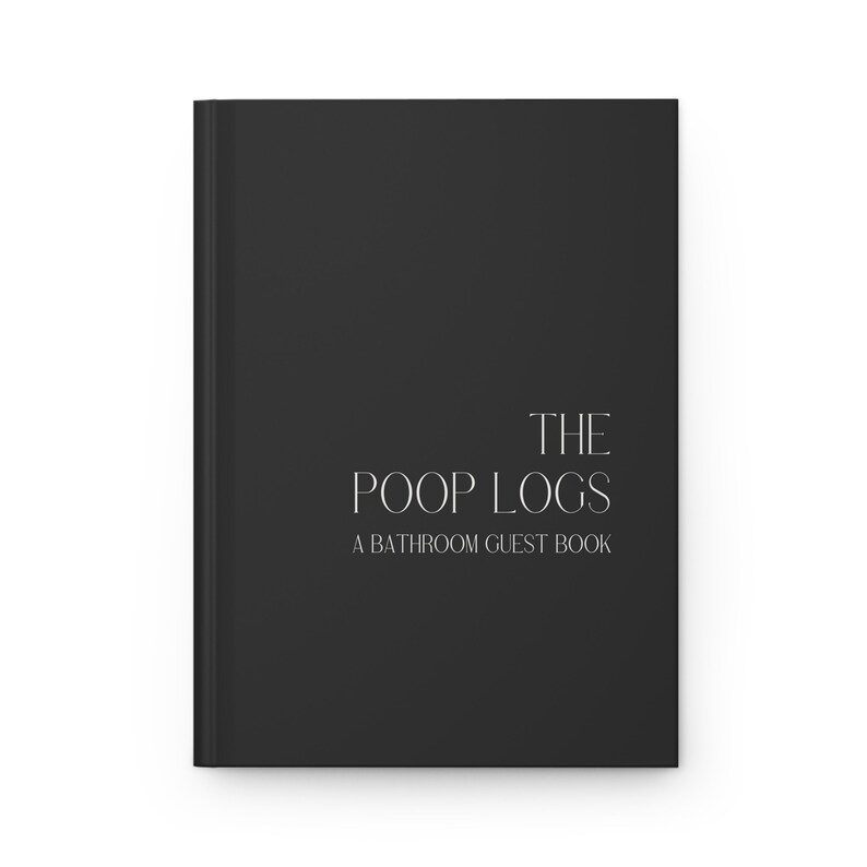 The Poop Logs: A Bathroom Guest Book - Etsy