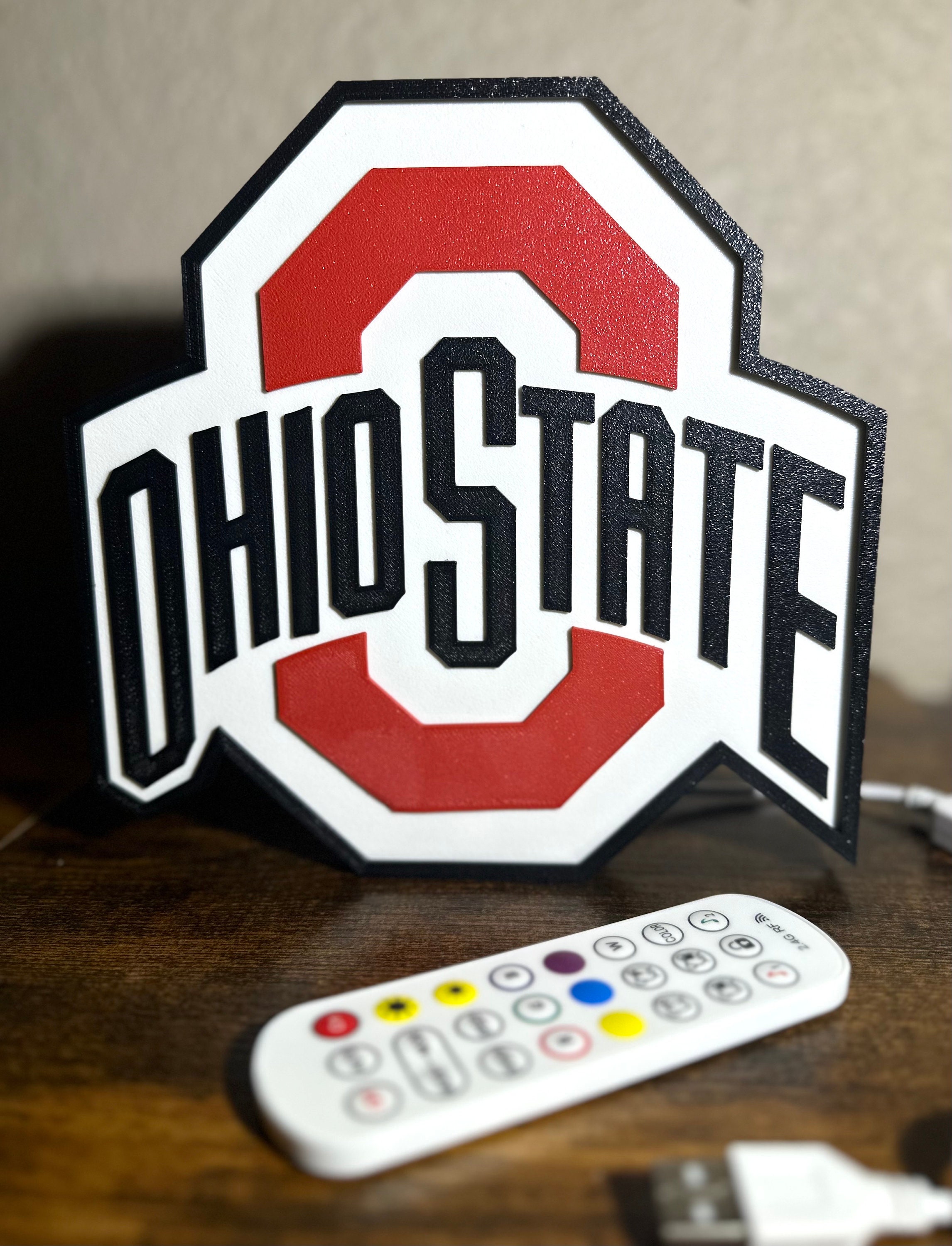 Ohio State Neon RGB LED Sign - Etsy