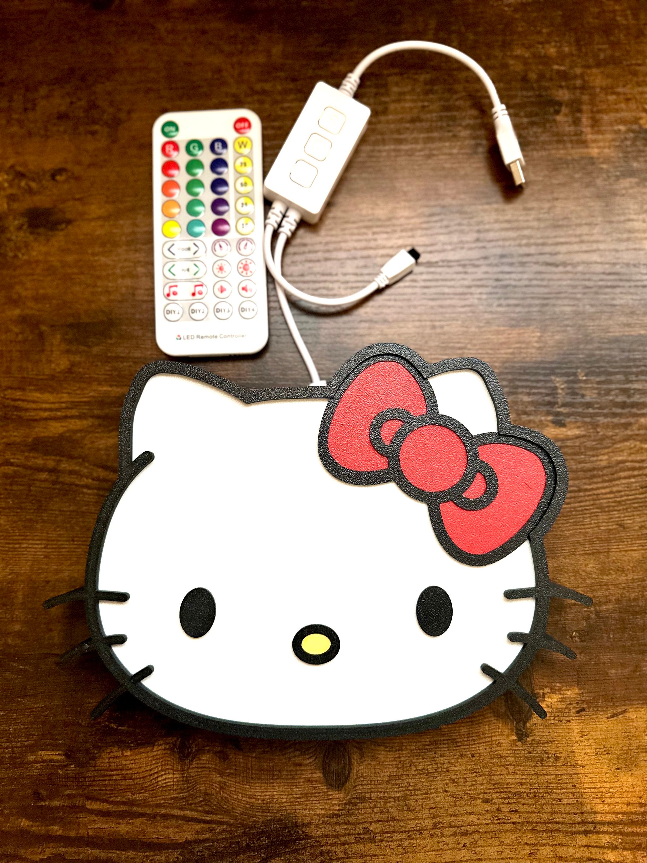 Hello Kitty Neon RGB LED Sign - Etsy