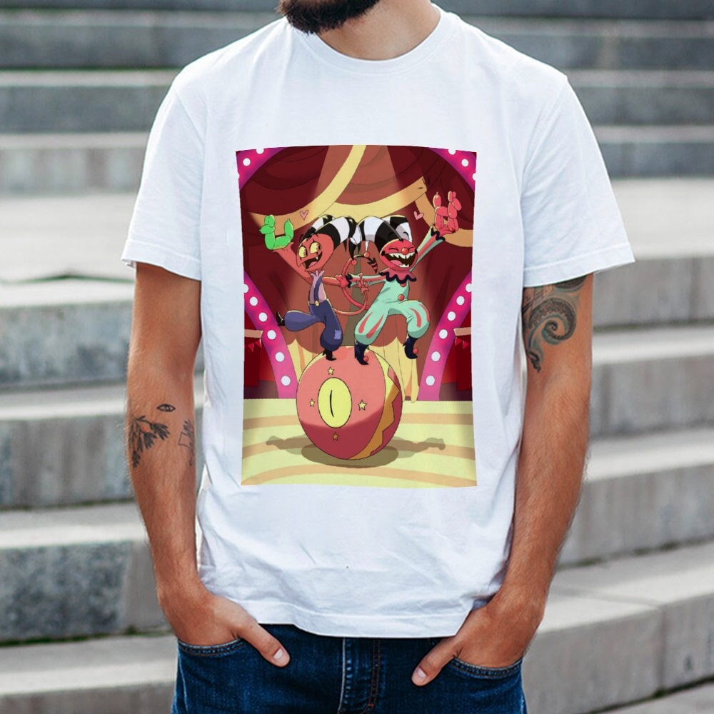 Blitzo & Fizzarolli T-shirt. Helluva Boss Cloths Merch - Etsy