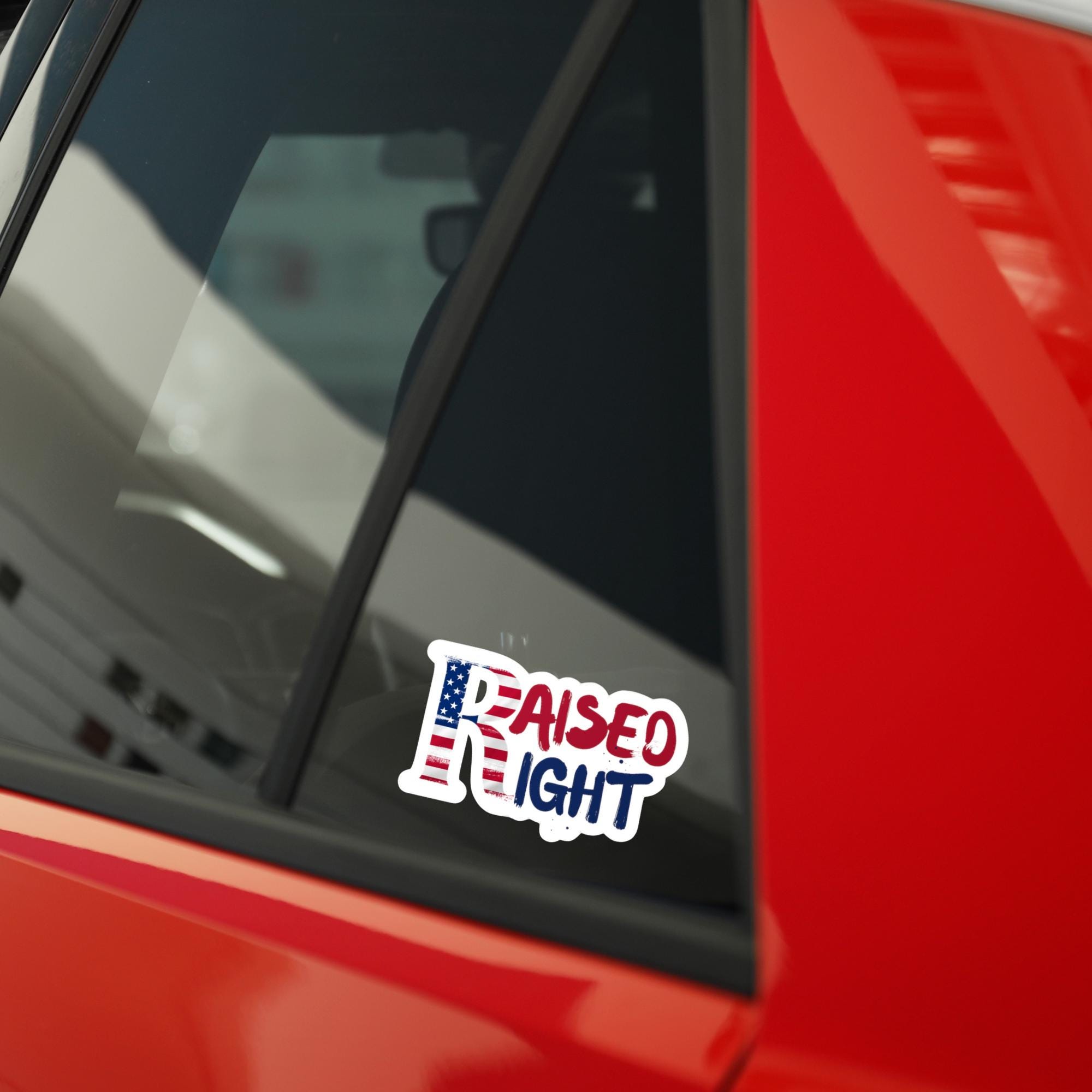 Raised Right Conservative Vinyl Decals Kiss Cut - Etsy