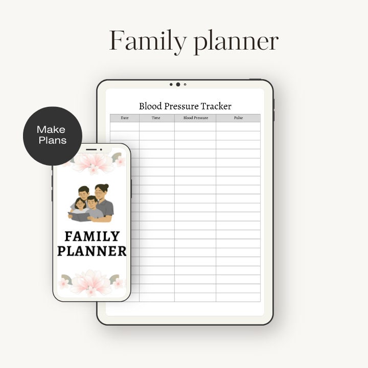 Family Planner Printable, Family Schedule Organizer, Instant Digital ...
