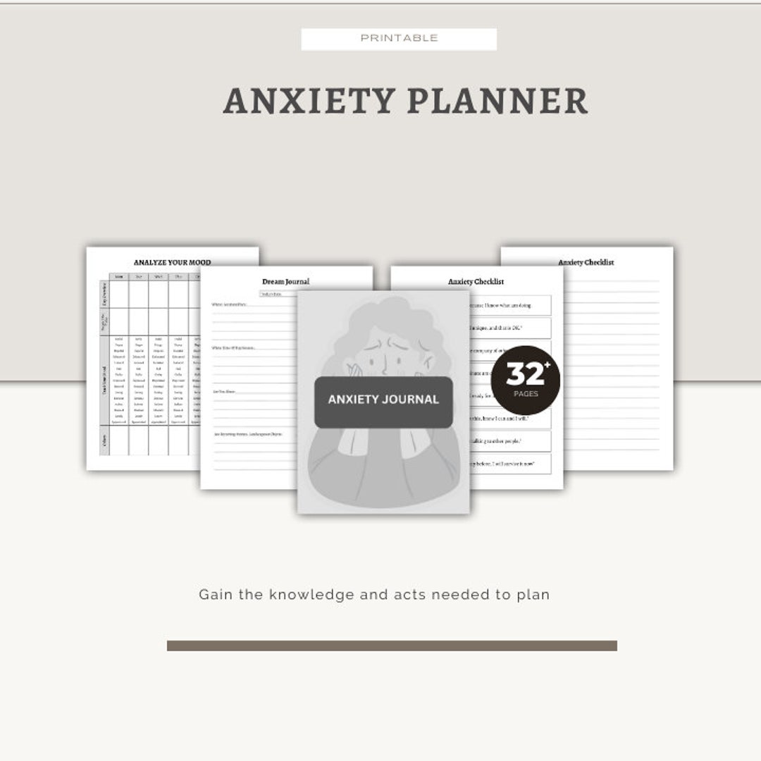 Anxiety Tracker Printable Tracker Habit Tracker Anxiety Journal Anxiety ...