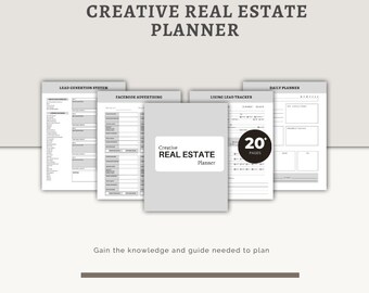 ULTIMATE Real Estate Planner, Real Estate Business Planner, Real Estate ...